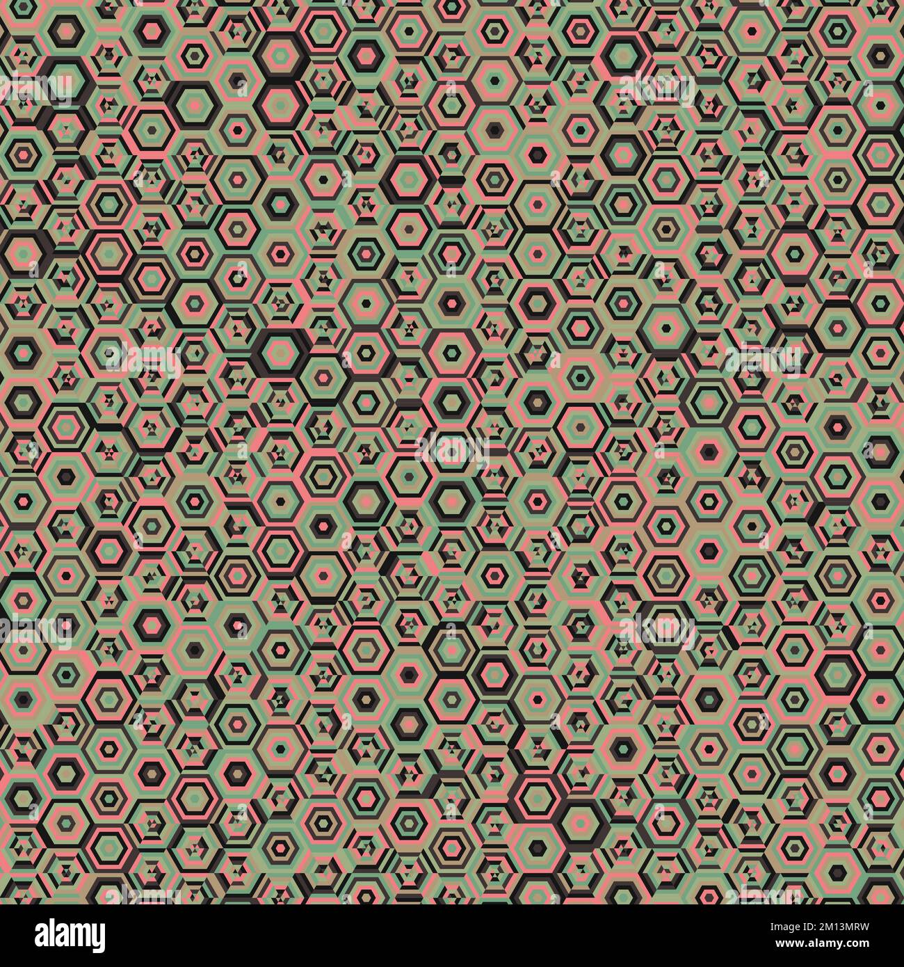 Hexagonal Maze generative pattern illustration Stock Vector Image & Art ...