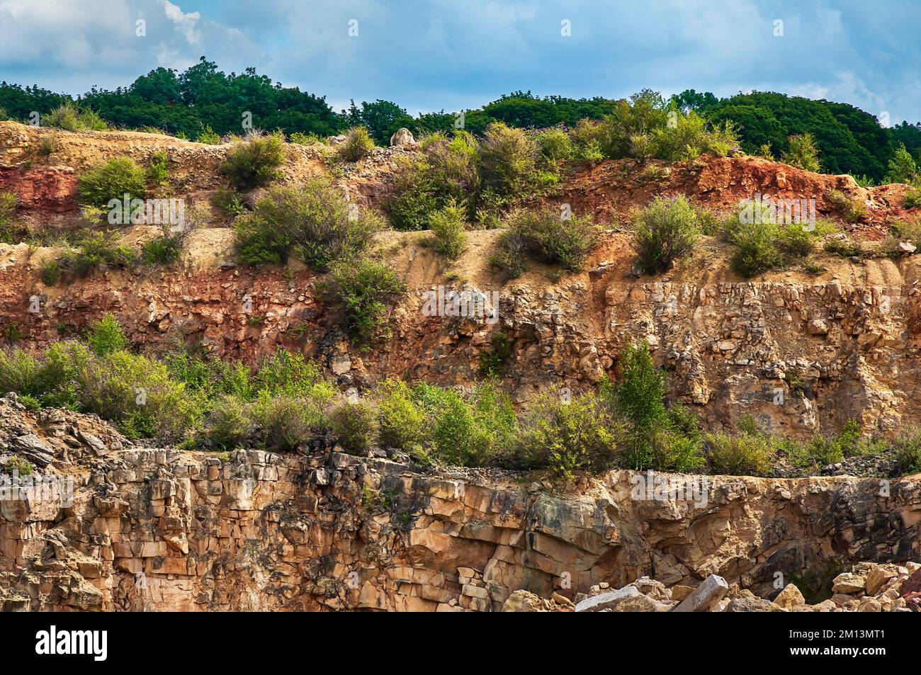 Magnesian limestone blocks hi-res stock photography and images - Alamy