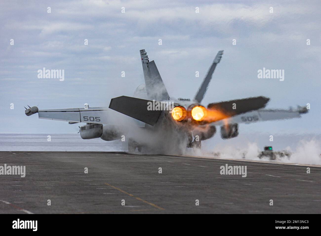 An EA-18G Growler, assigned to Electronic Attack Squadron (VAQ) 133 ...