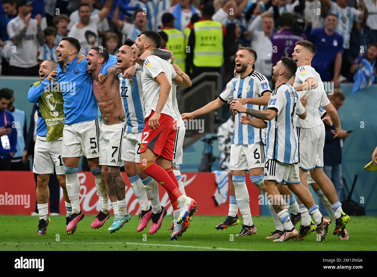 final jubilation Argentina, team photo, team, team, team photo. Action ...