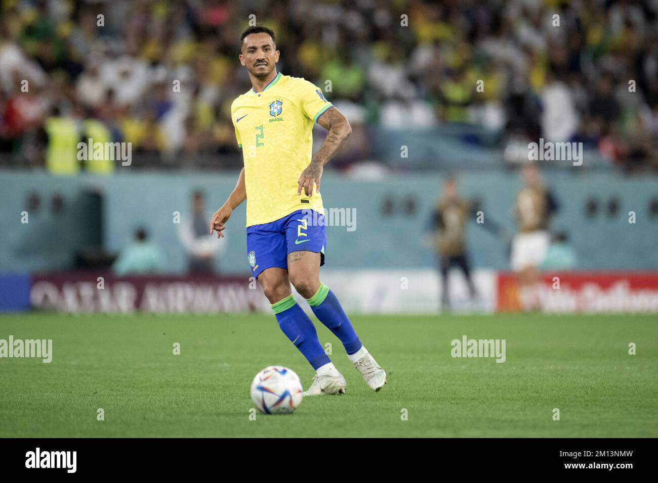 Doha, Qatar. 10th Dec, 2022. Danilo of Brazil in action during the FIFA ...