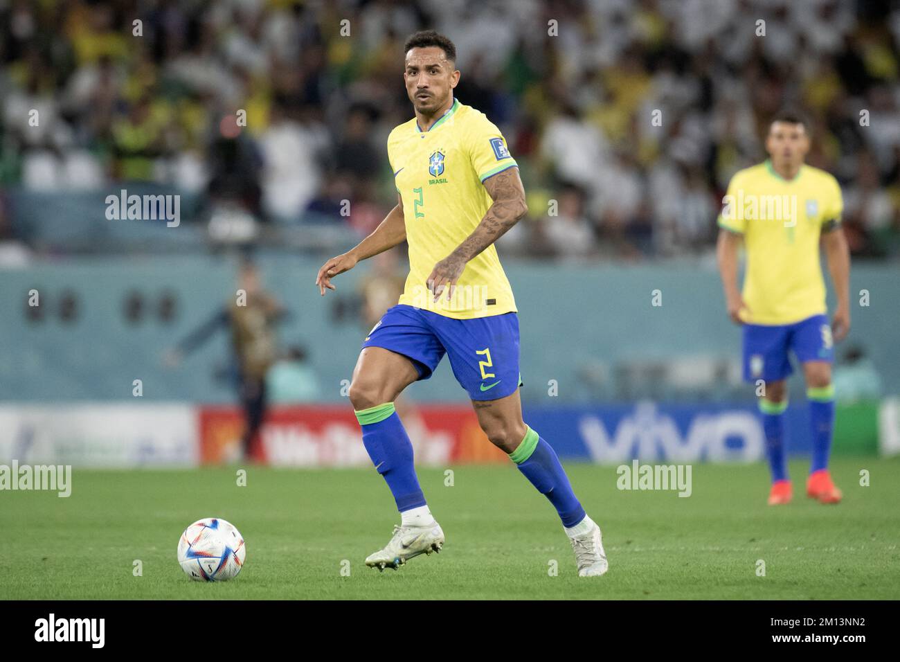 Doha, Qatar. 10th Dec, 2022. Danilo of Brazil in action during the FIFA ...