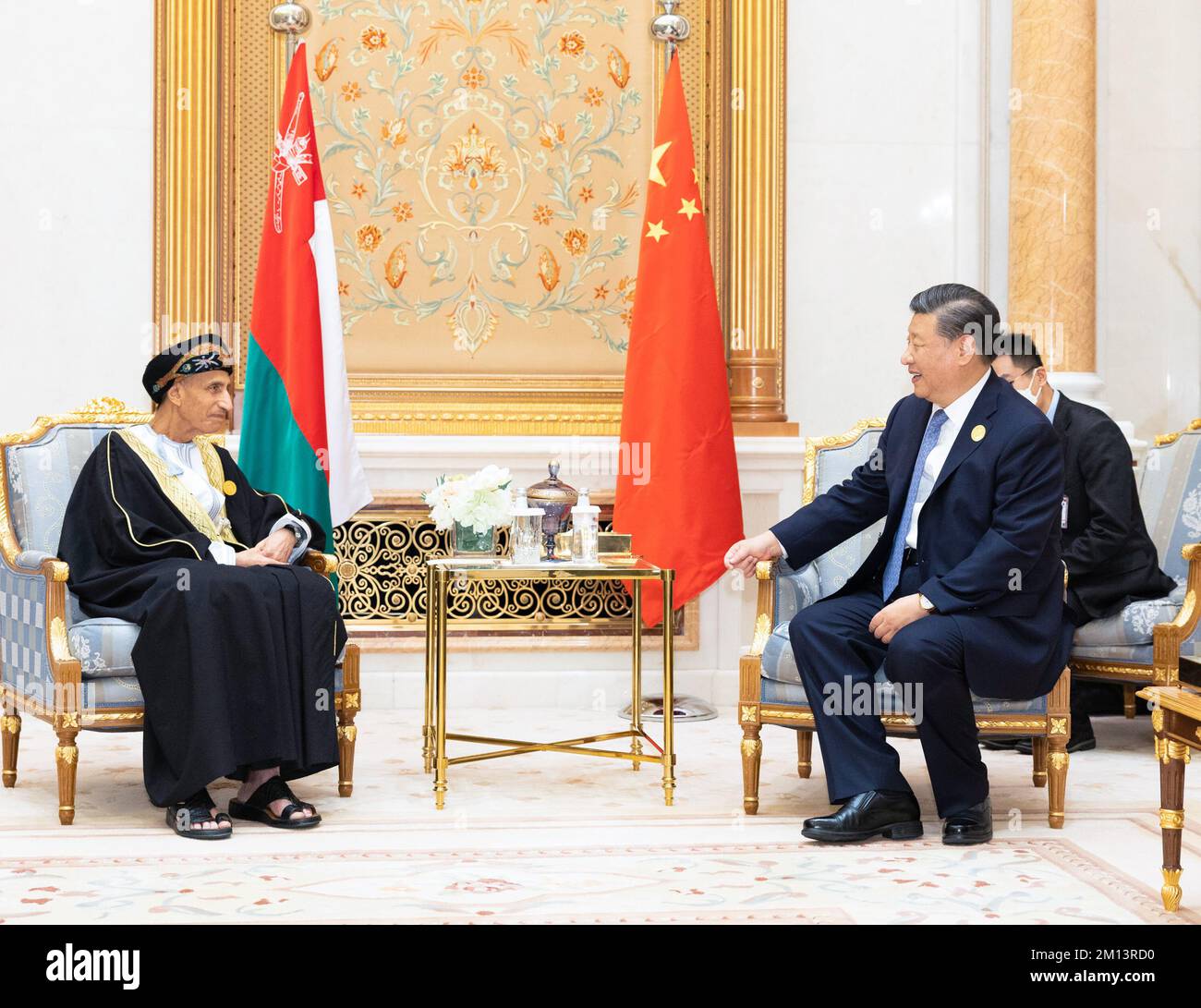 Riyadh, Saudi Arabia. 9th Dec, 2022. Chinese President Xi Jinping meets ...