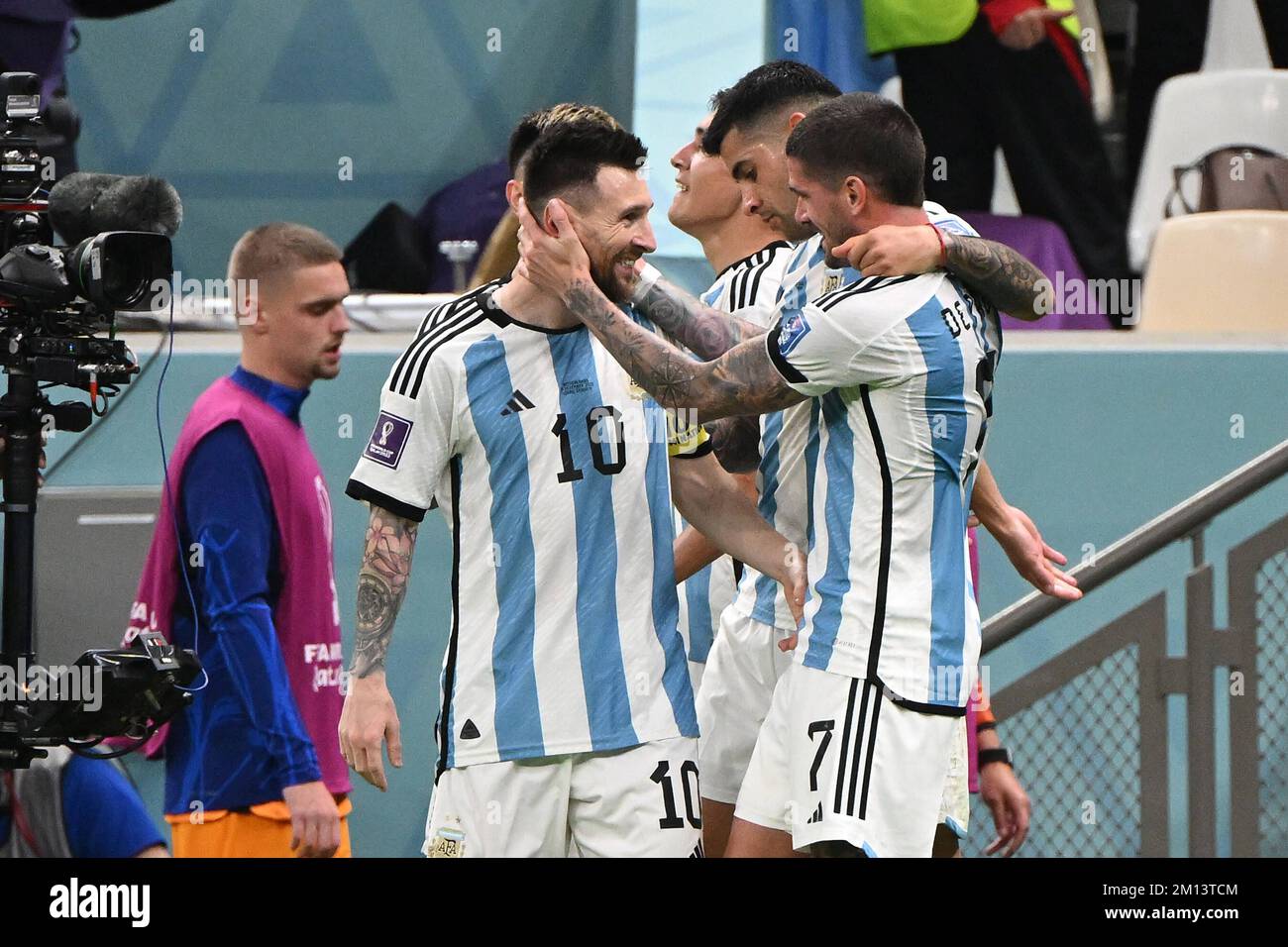 Messi celebration argentina hi-res stock photography and images - Alamy