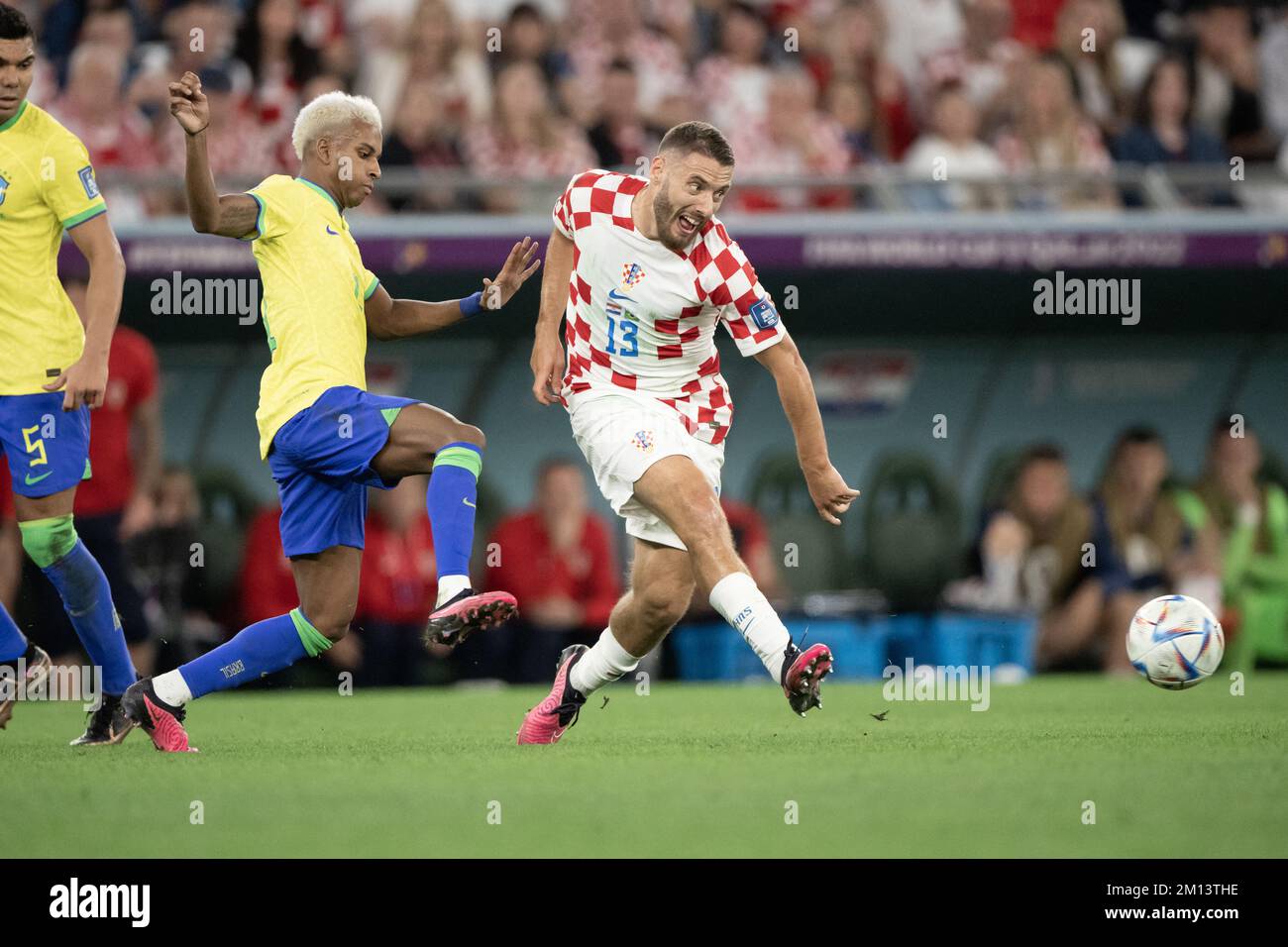 Doha, Qatar. 10th Dec, 2022. Nicolas Vlasic of Croatia in action during ...