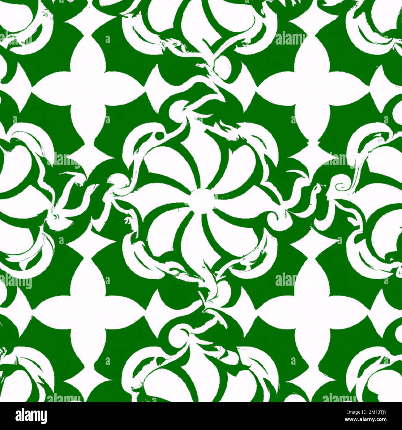 A fashionable fabric swatch illustration with a seamless pattern of ...