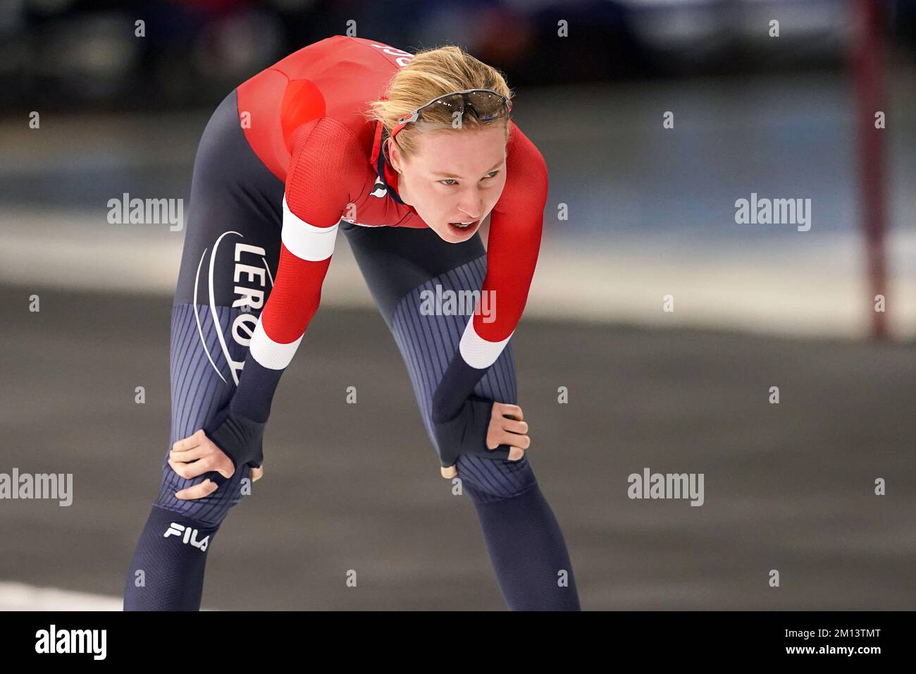CALGARY, CANADA - DECEMBER 9: Ragne Wiklund of Norway competing on the ...
