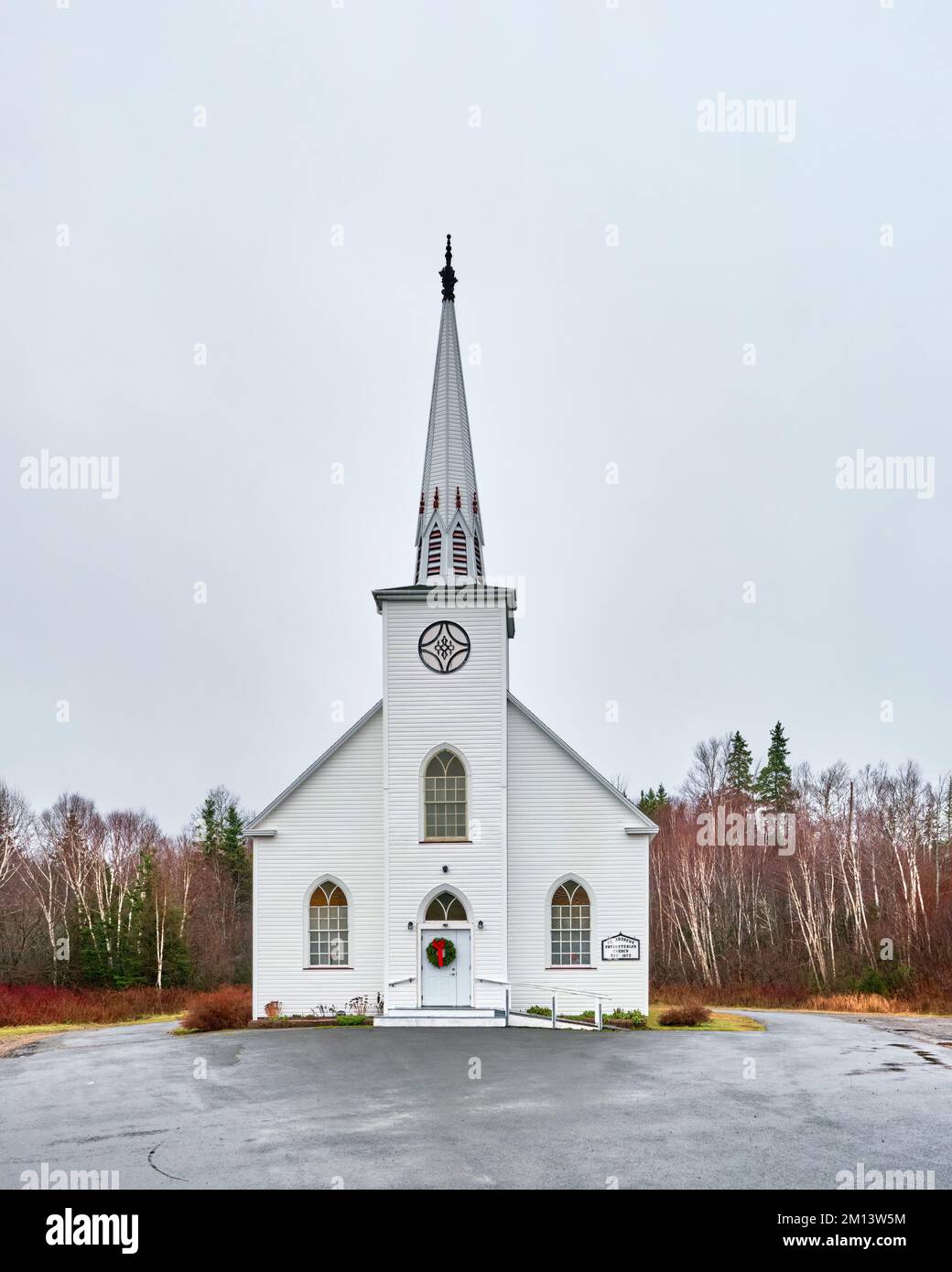 St Andrews Presbyterian Church at North River Bridge Cape Breton is ...