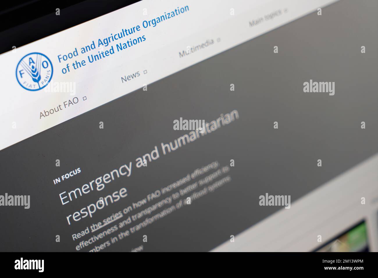 Fao flag hi-res stock photography and images - Alamy