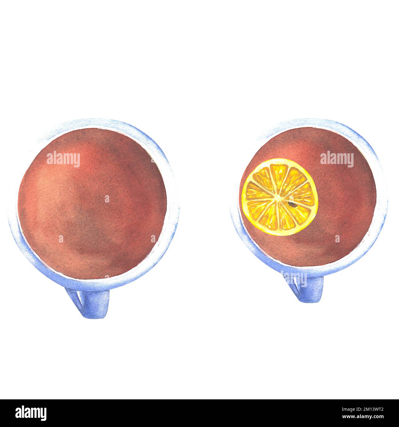 Watercolor tea hi-res stock photography and images - Alamy