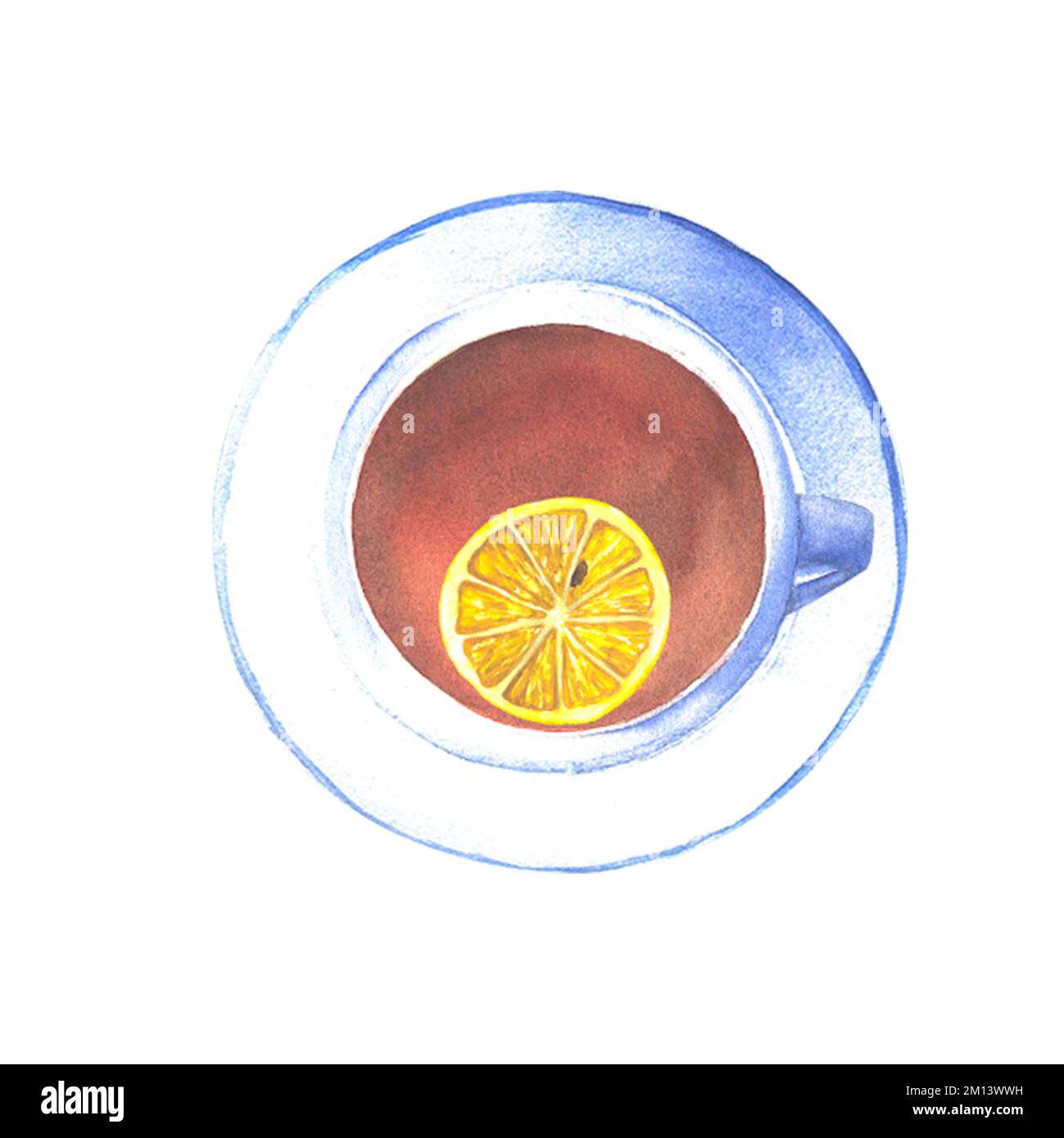 Watercolor tea hi-res stock photography and images - Alamy