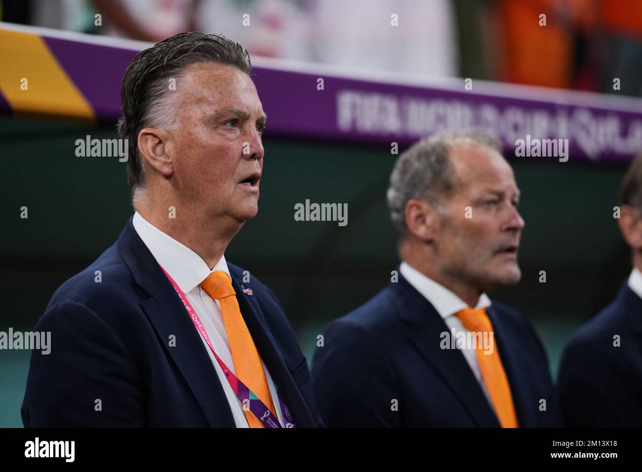 Lusail, Qatar. 9th Dec, 2022. Louis van Gaal head coach (NED) Football ...