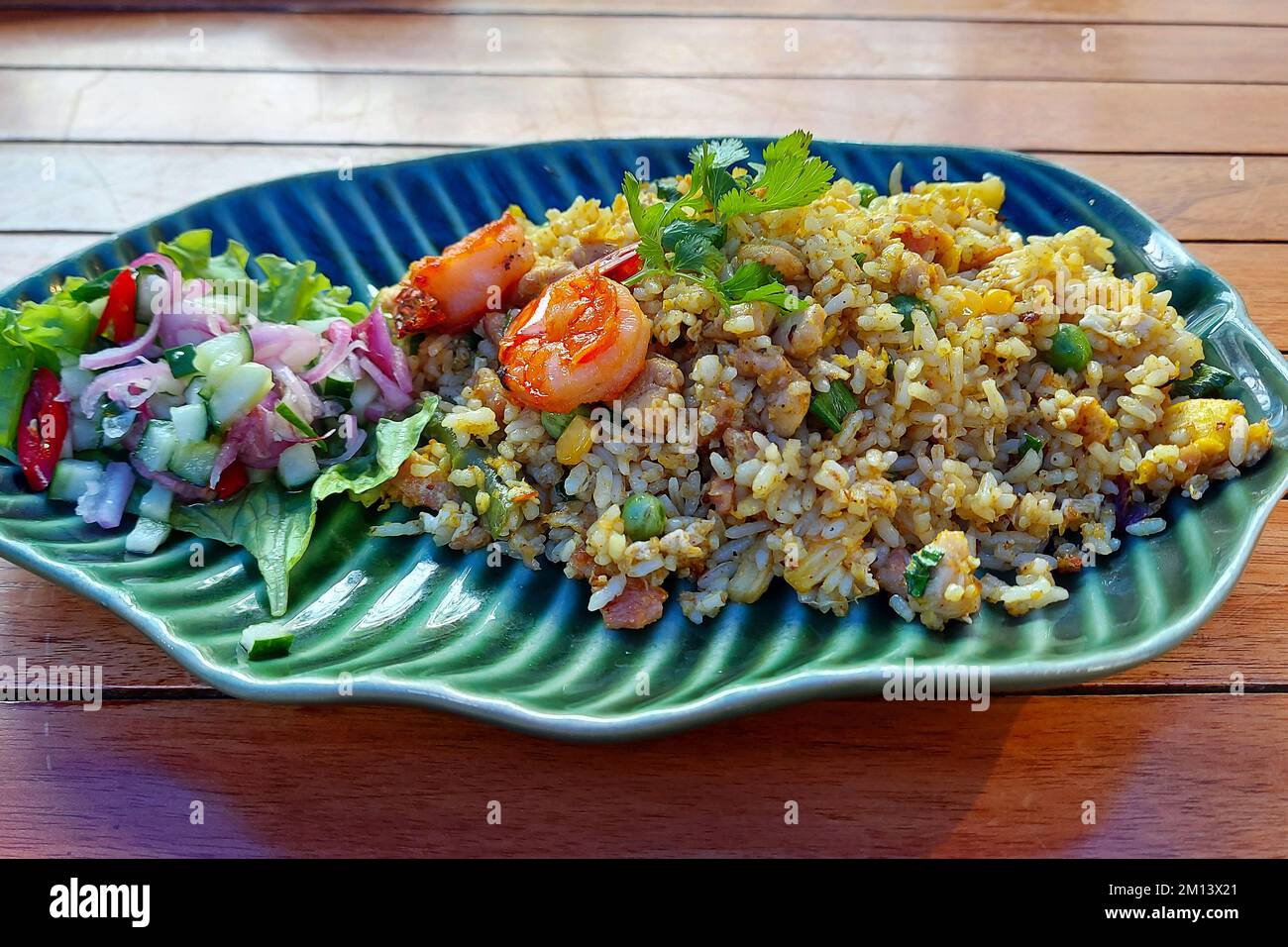Fried Rice, Nasi Goreng, Indonesian Food, Bogor, Indonesia Stock Photo ...