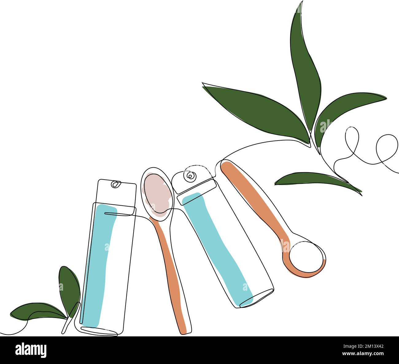 Fashion products collage Stock Vector Images - Alamy