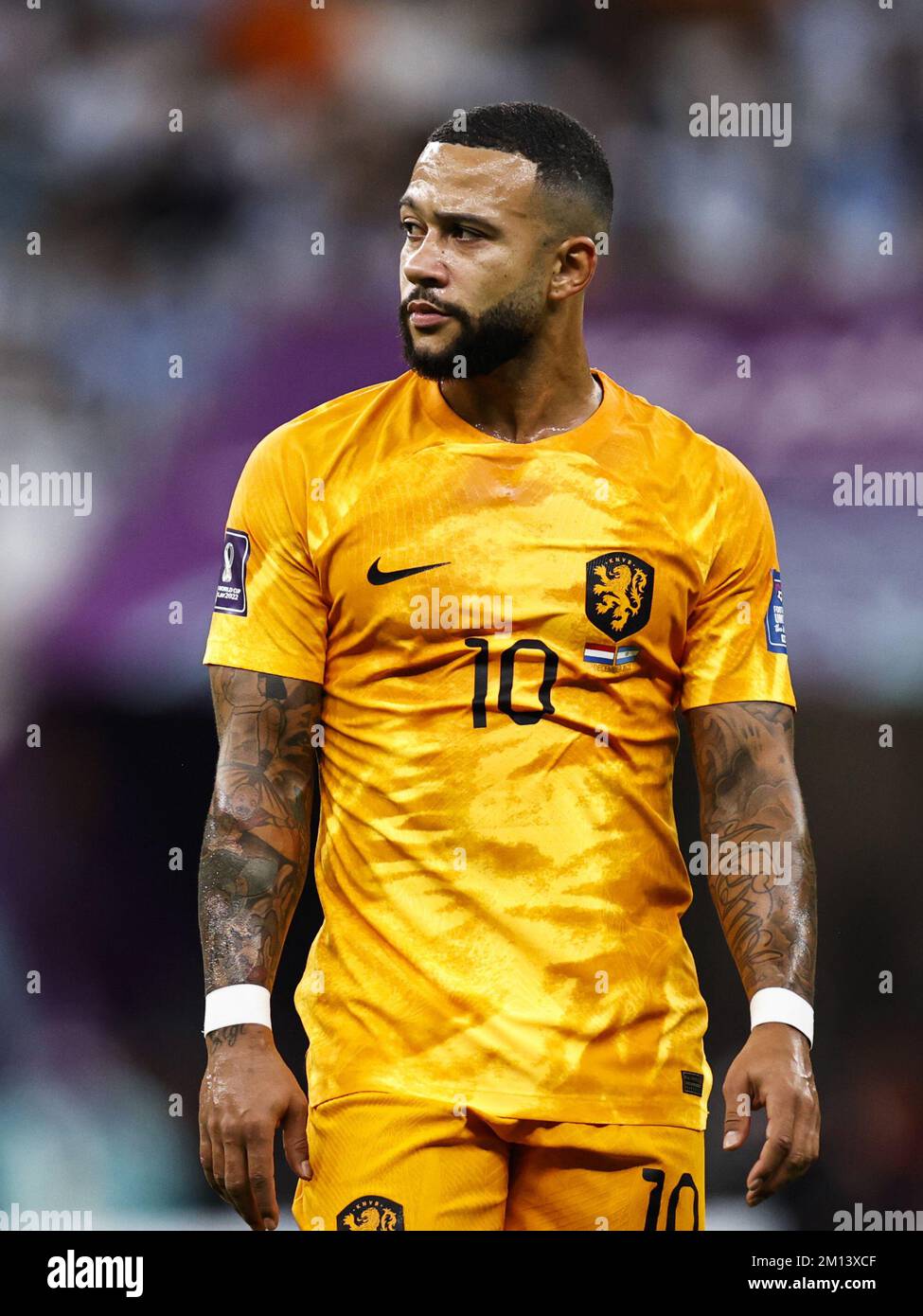 Al Daayen, Qatar. 09th Dec, 2022. AL DAAYEN - Memphis Depay of Holland ...