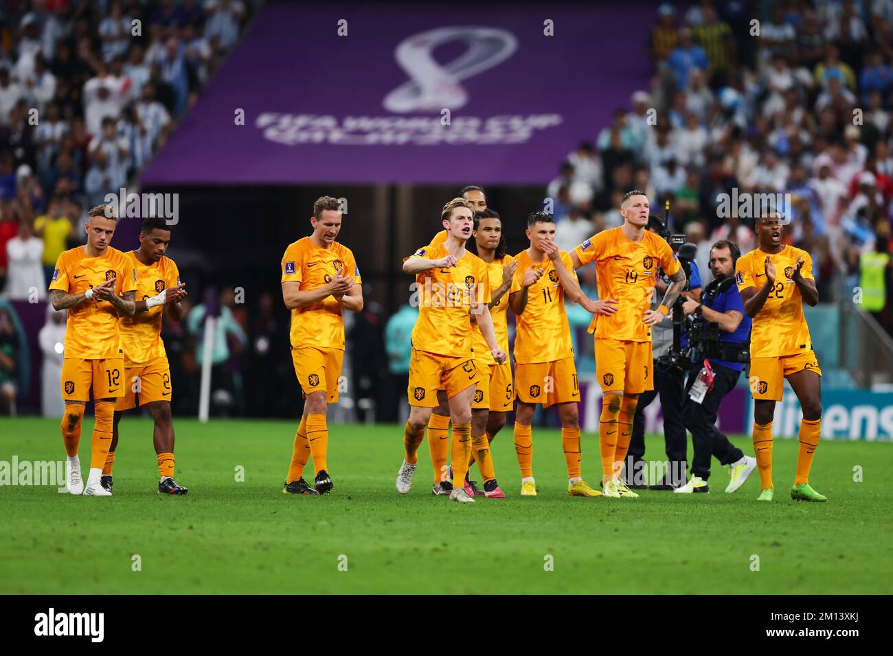 Lusail, Qatar. 9th Dec, 2022. Netherland team group (NED) Football ...