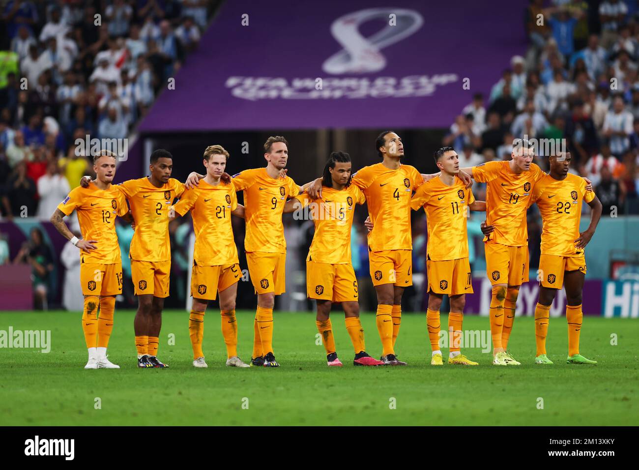Lusail, Qatar. 9th Dec, 2022. Netherland team group (NED) Football ...