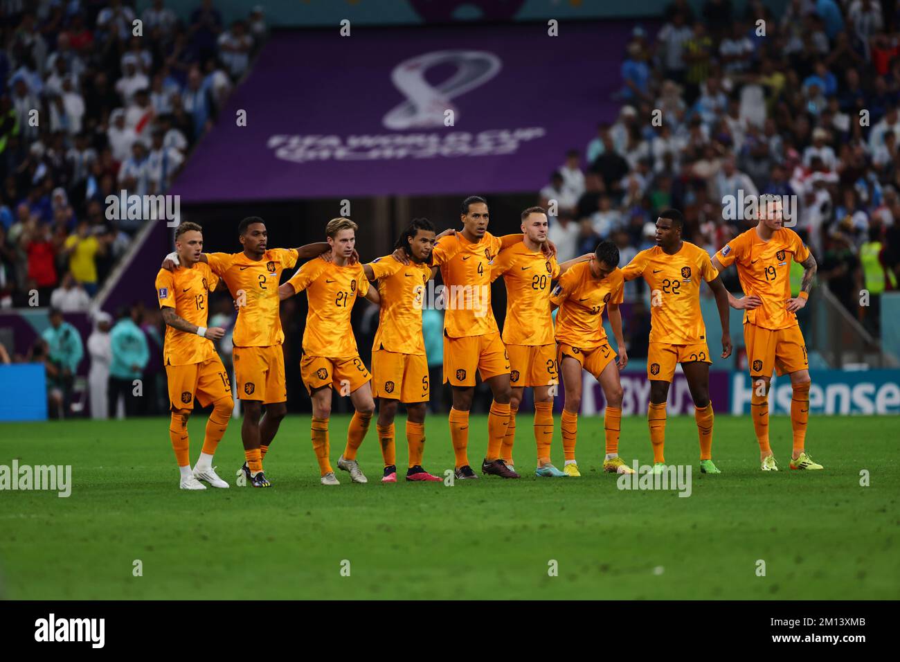 Lusail, Qatar. 9th Dec, 2022. Netherland team group (NED) Football ...