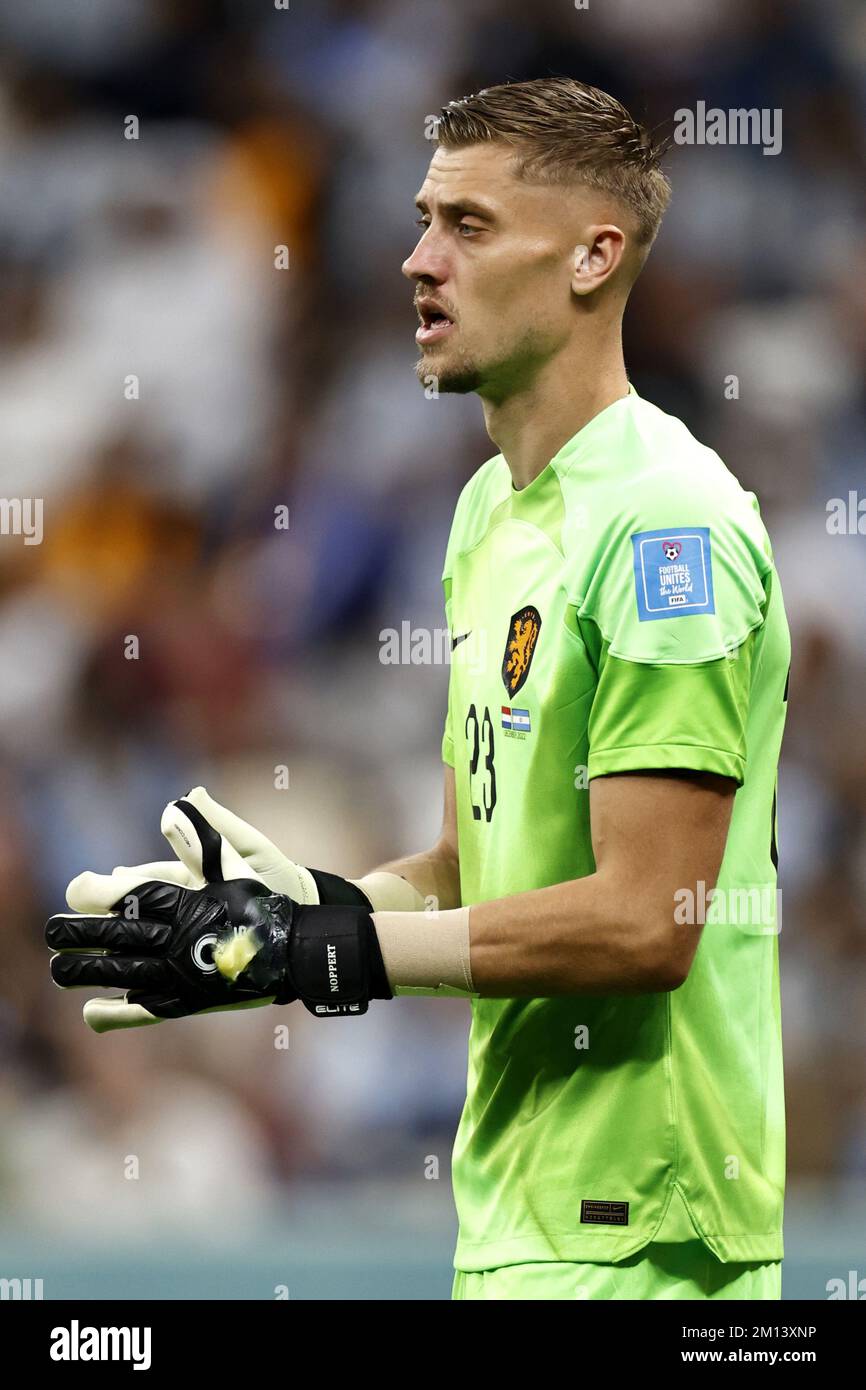 Al Daayen, Qatar. 09th Dec, 2022. AL DAAYEN - Holland goalkeeper ...