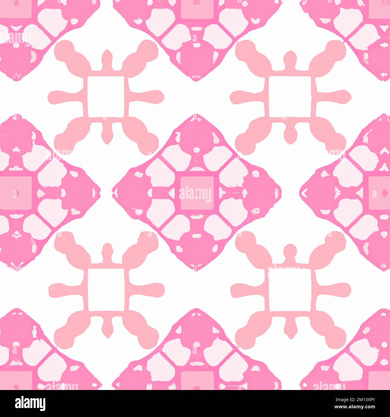 A fashionable fabric swatch illustration with a seamless pattern of ...