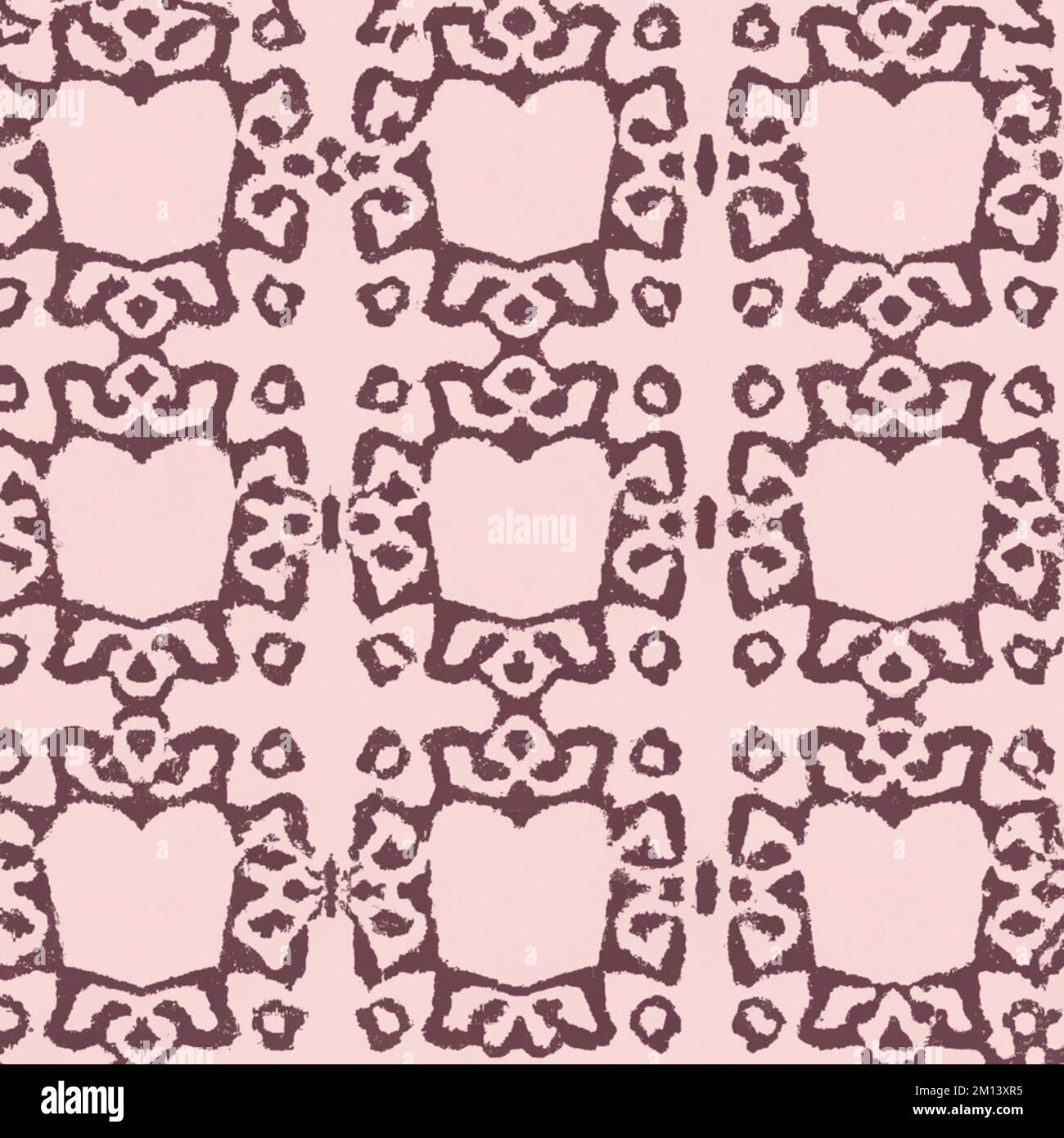 A fashionable fabric swatch illustration with a seamless pattern of ...