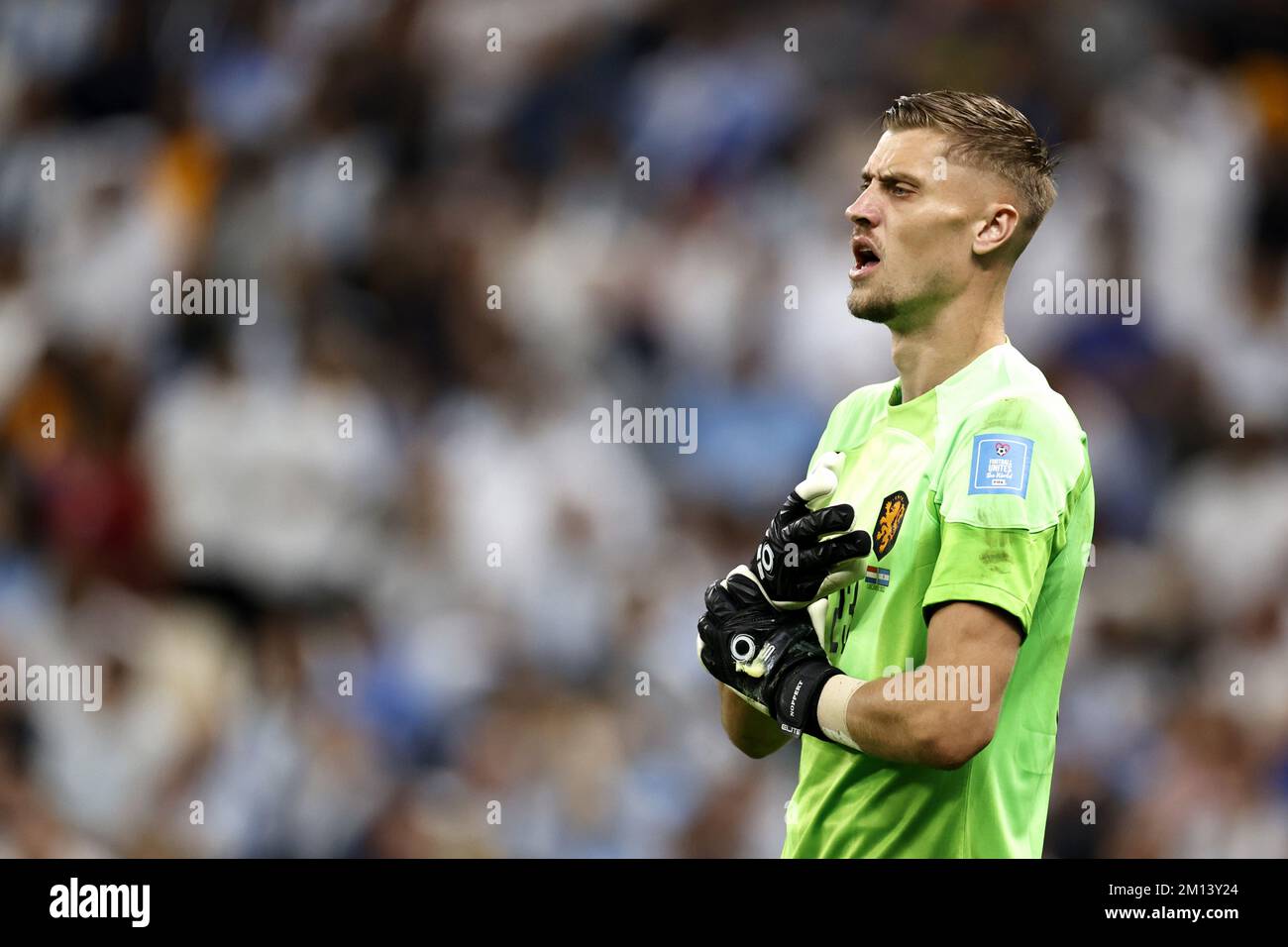 Al Daayen, Qatar. 09th Dec, 2022. AL DAAYEN - Holland goalkeeper ...
