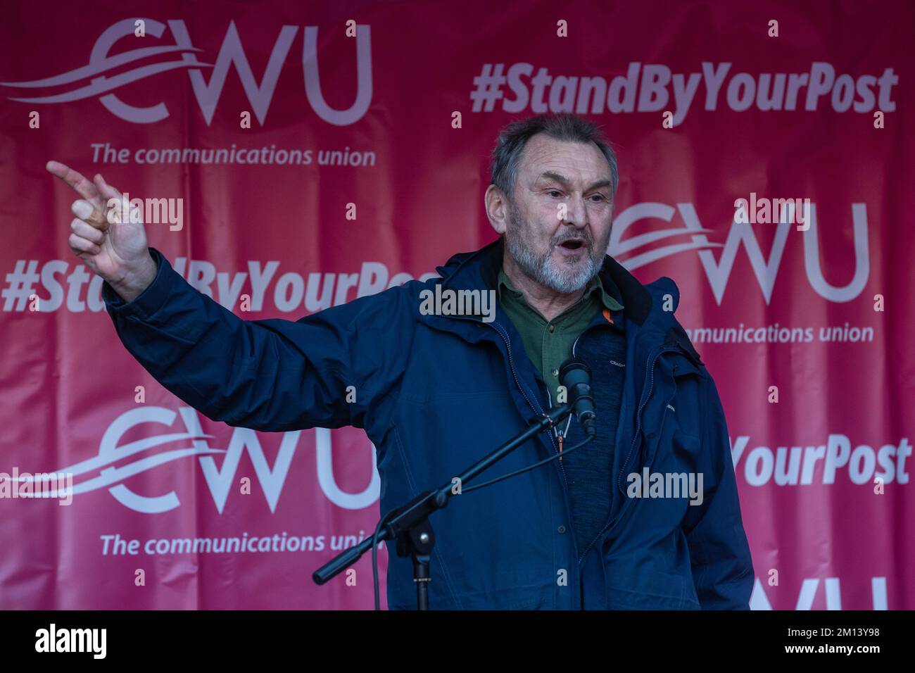 London, UK. 9th December, 2022. Kevin Courtney, Joint General Secretary ...