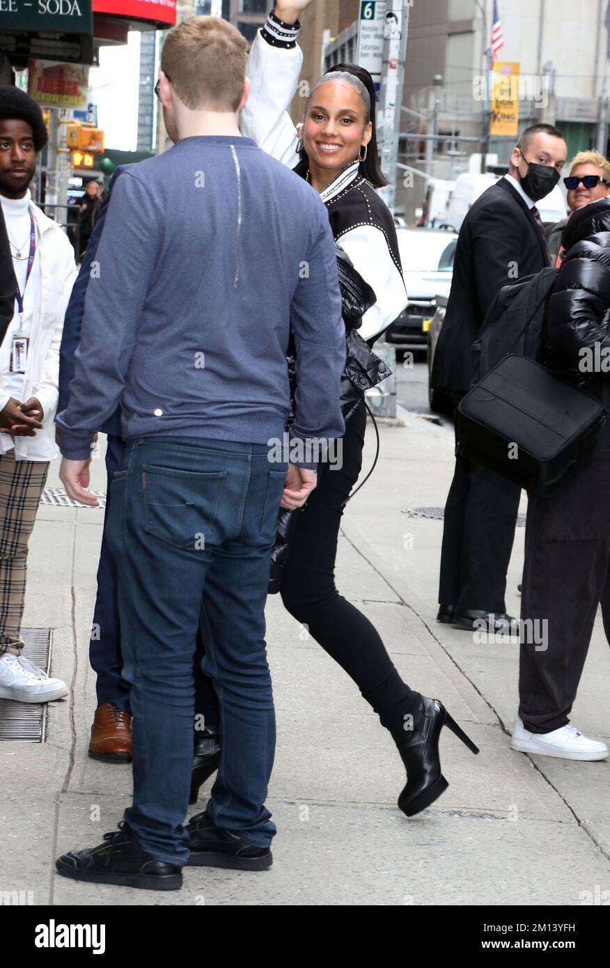 Celebrities At ‘The Late Show with Stephen Colbert’ -PICTURED: Alicia ...