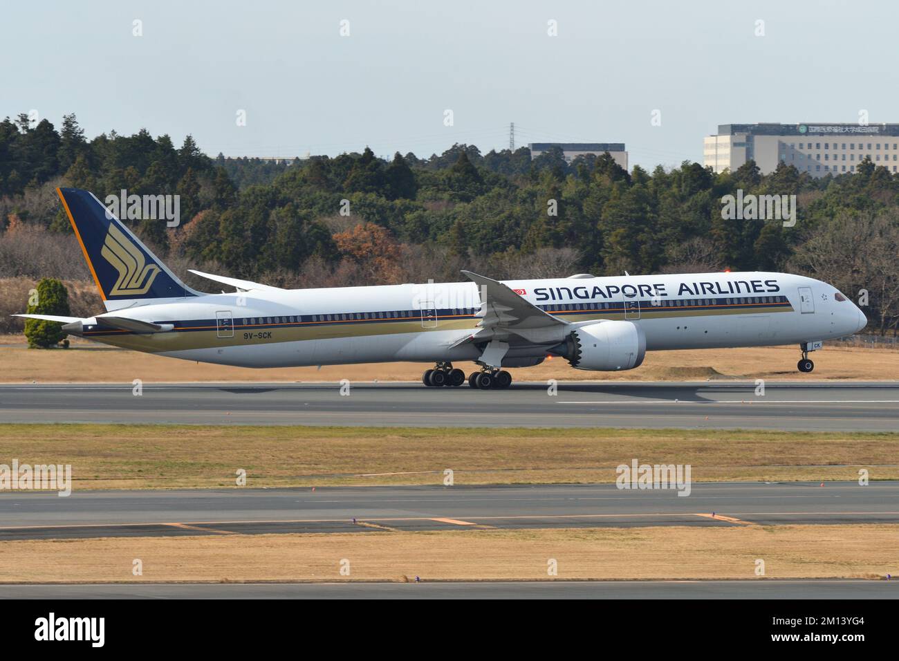 Chiba Prefecture, Japan - December 19, 2020: Singapore Airlines Boeing ...