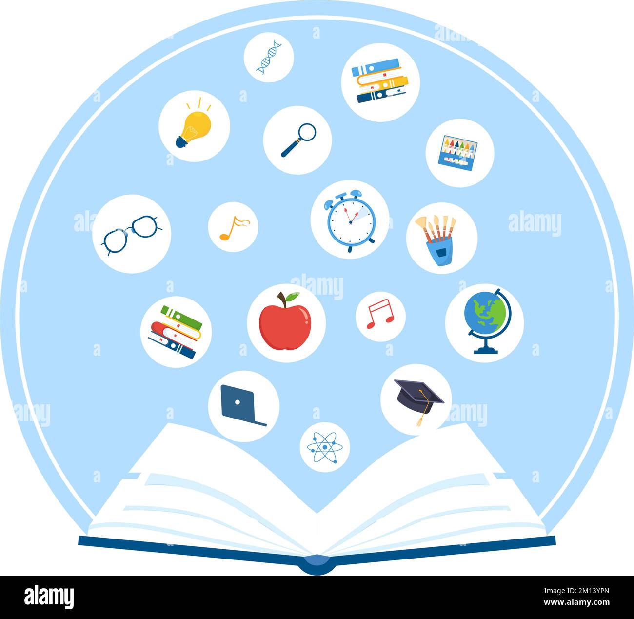 Education and knowledge Books for Learning Suitable for poster, Web and ...
