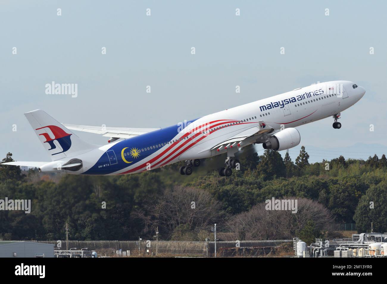 Chiba Prefecture, Japan - December 19, 2020: Malaysia Airlines Airbus ...