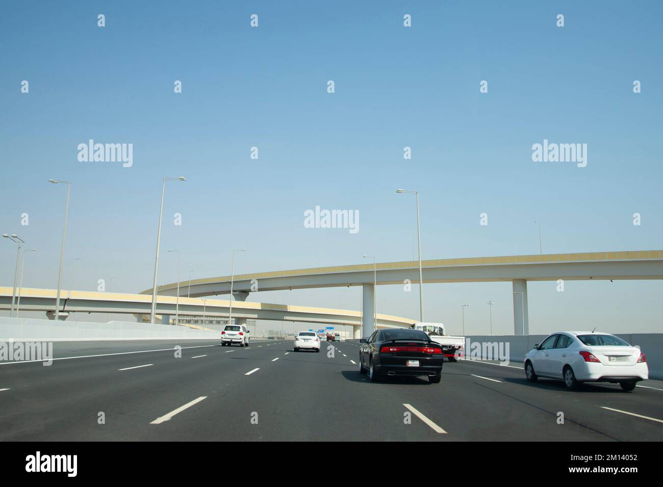 Doha Expressway Highway - Qatar Stock Photo - Alamy