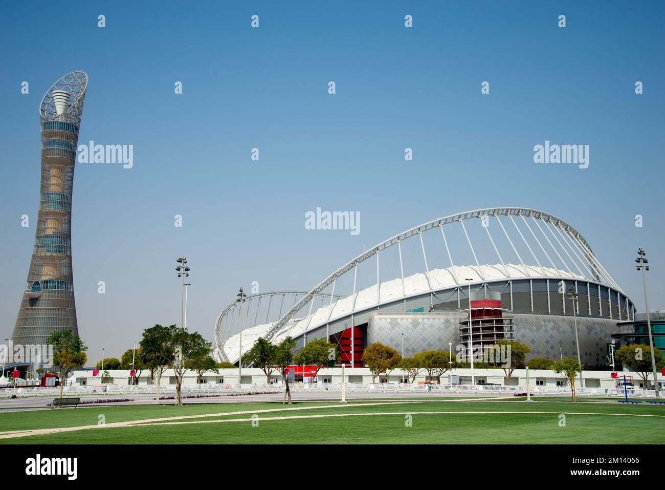 Khalifa International Stadium - Doha - Qatar Stock Photo - Alamy