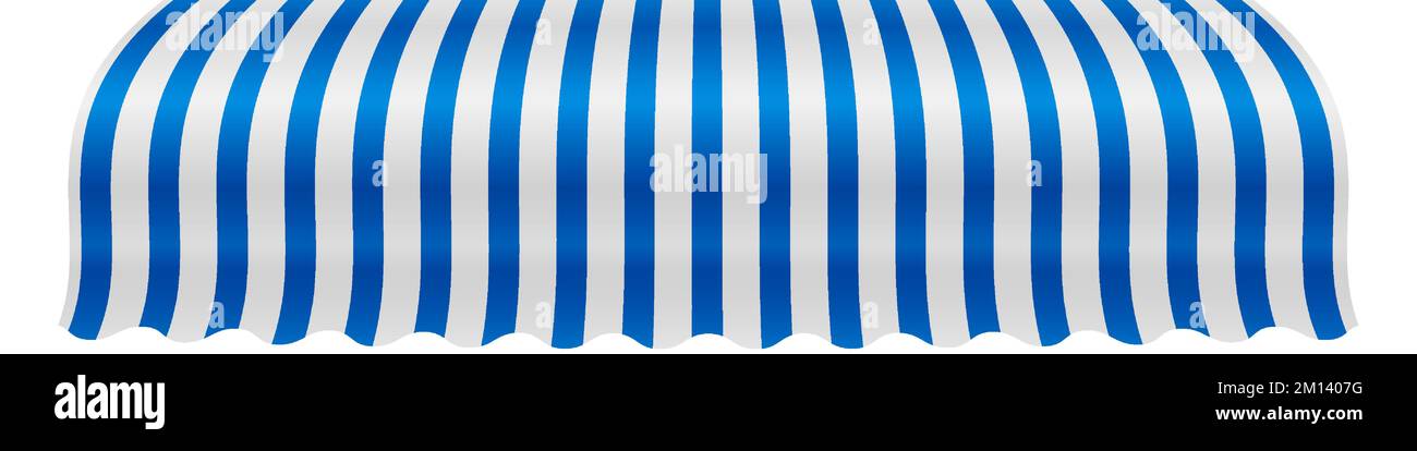 Sea food cafe, store, restaurant tent roof, template for design. 3D ...