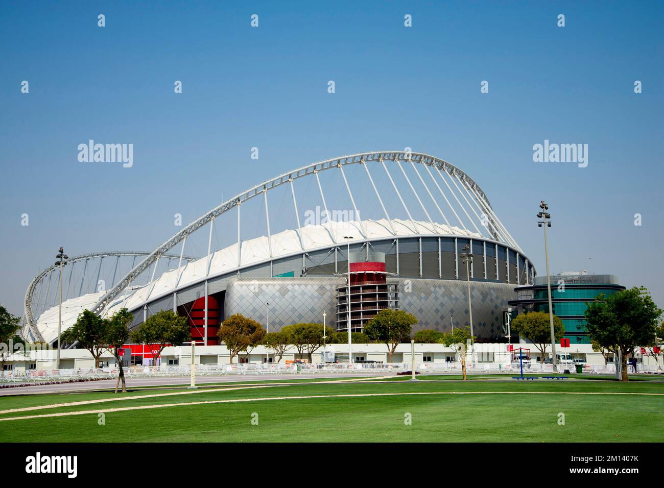 Khalifa International Stadium - Doha - Qatar Stock Photo - Alamy