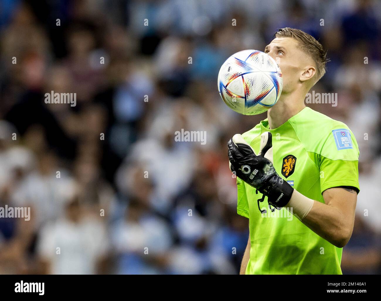 Al Daayen, Qatar. 09th Dec, 2022. AL DAAYEN - Holland goalkeeper ...