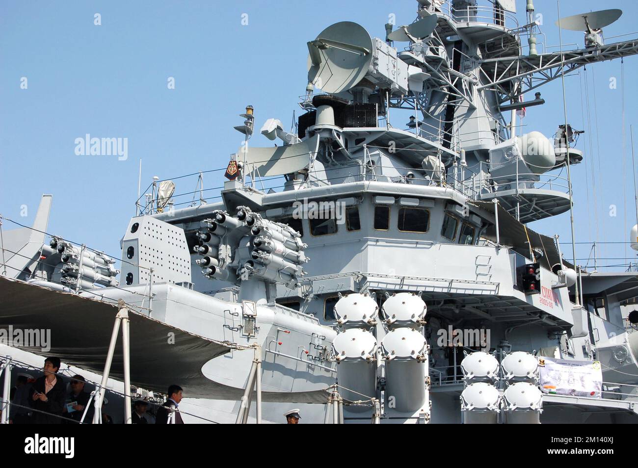 Kanagawa Prefecture, Japan - April 14, 2007: Indian Navy INS Mysore ...