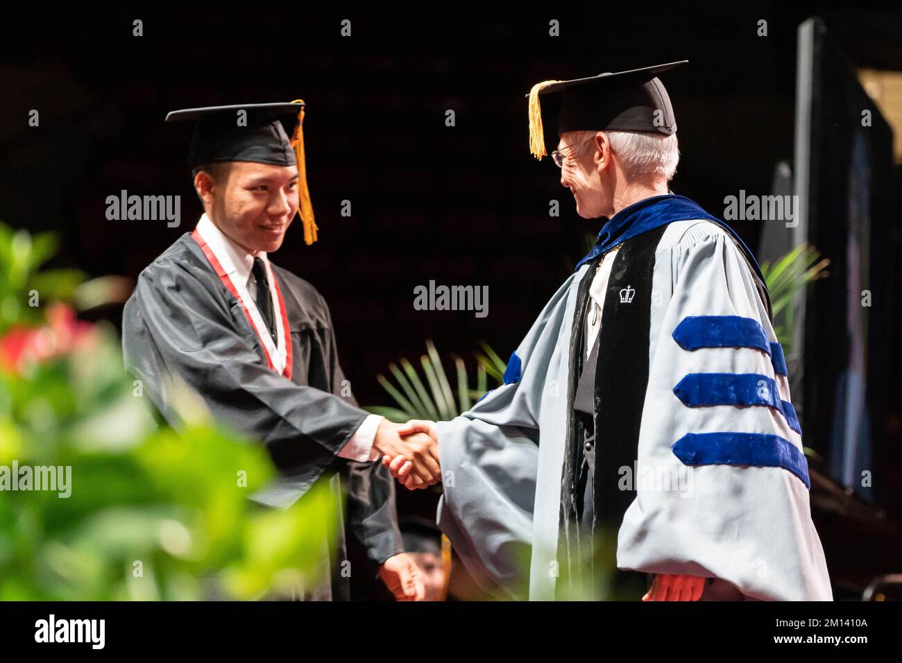 Two graduation hats hi-res stock photography and images - Alamy