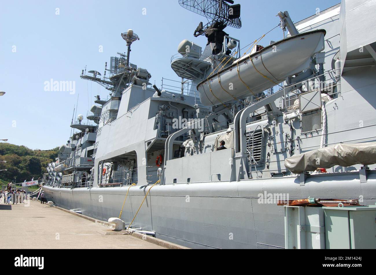 Kanagawa Prefecture, Japan - April 14, 2007: Indian Navy INS Mysore ...