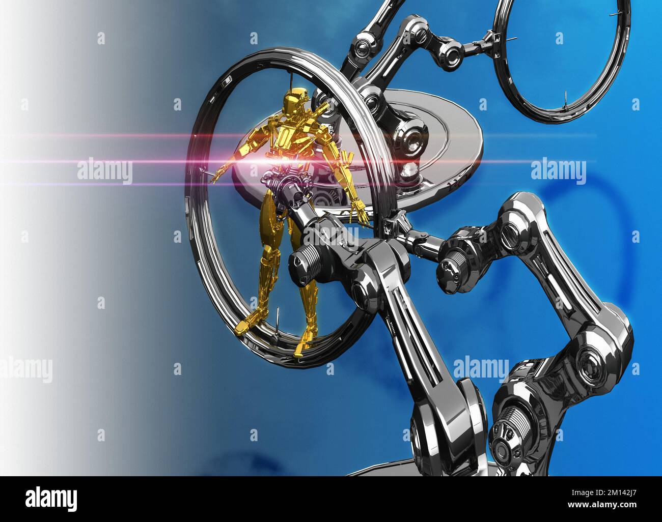 Robot manufacturing, conceptual illustration Stock Photo - Alamy Robot manufacturing, conceptual illustration Stock Photo - Alamy
