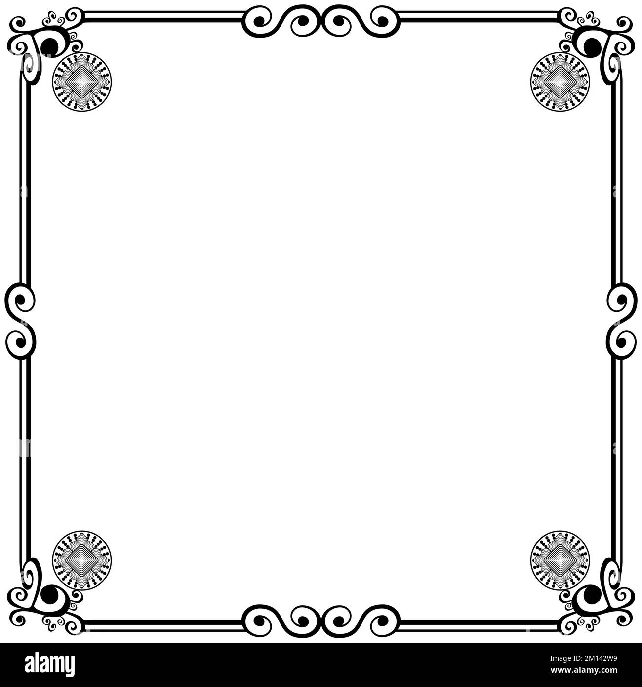 Ornament frames can be for wedding invitations, book covers or others ...