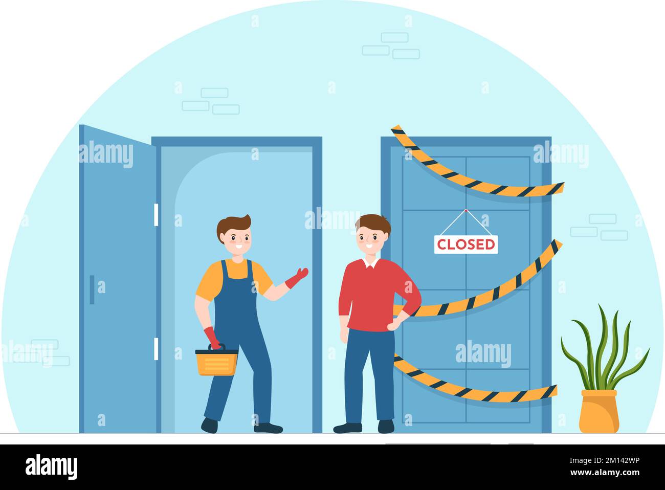 Window and Door Installation Service with Worker for Home Repair and ...