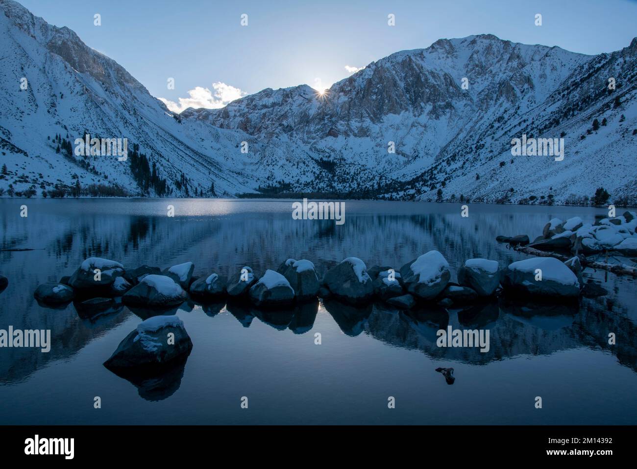 Convict Lake is a well-known landmark in the Eastern Sierra of ...
