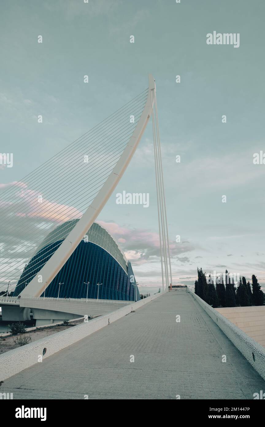 Valencia, Spain : 2022 December 9 : Panorama outside CaixaForum ...