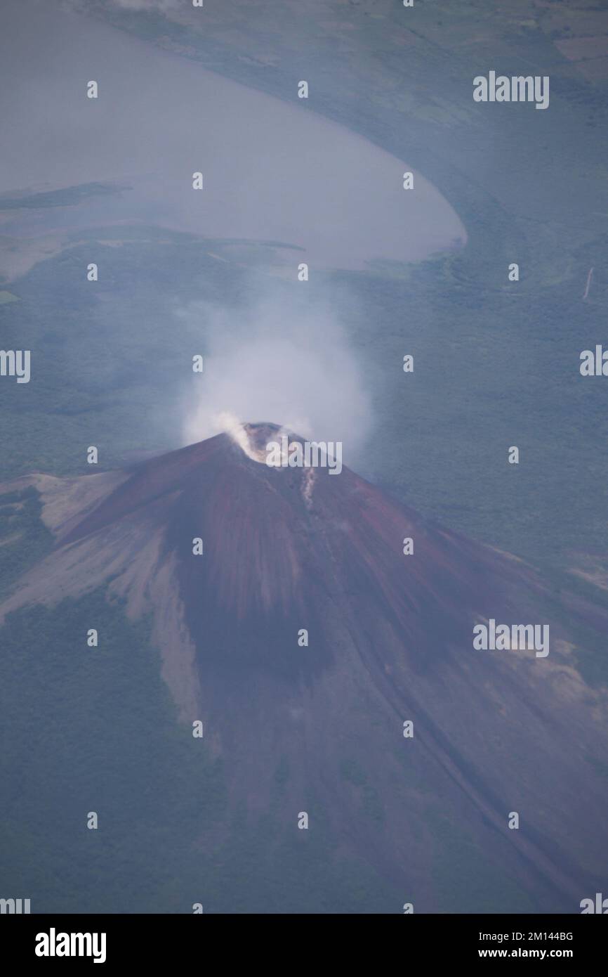 Aerial view of the Momotombo Volcano in Nicaragua Stock Photo - Alamy