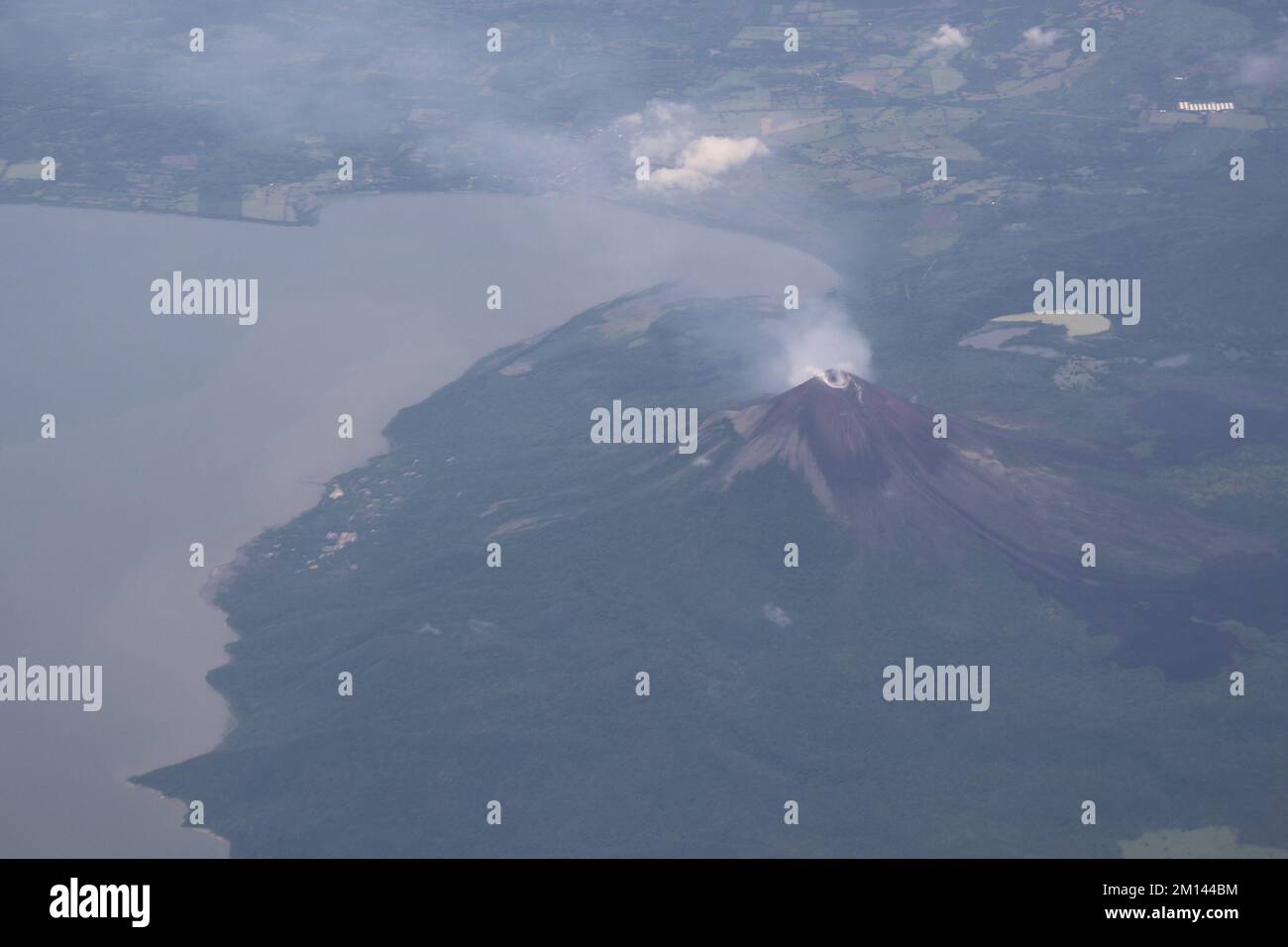 Aerial view of the Momotombo Volcano in Nicaragua Stock Photo - Alamy