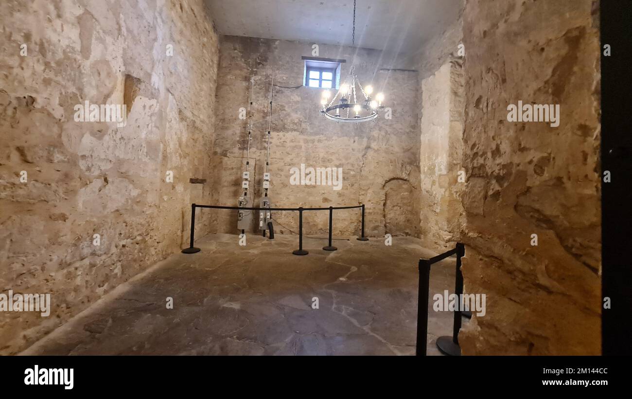 Internal view of the Alamo in San Antonio Texas Stock Photo - Alamy