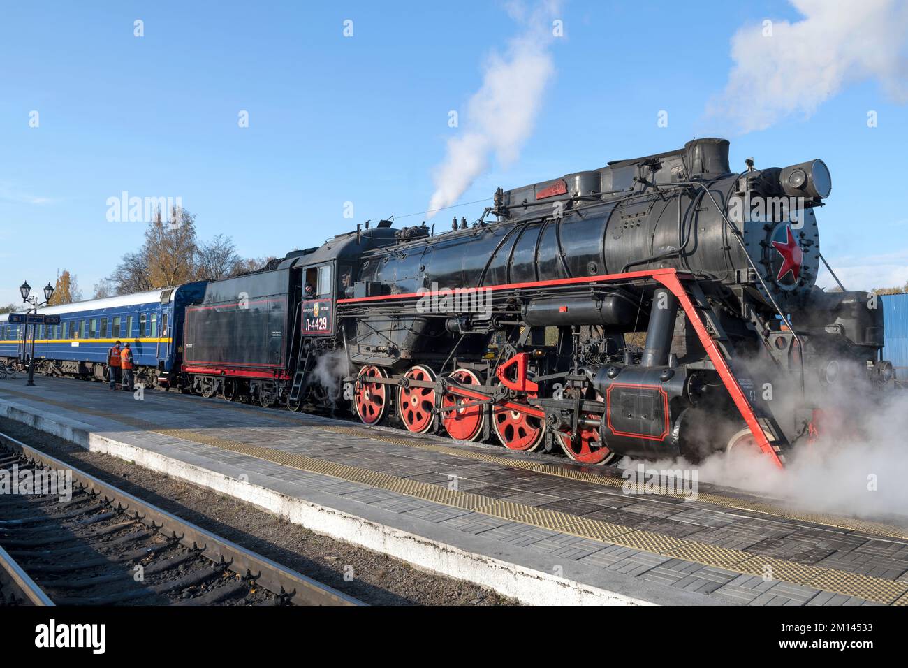 Express train freight train steam locomotive hi-res stock photography ...