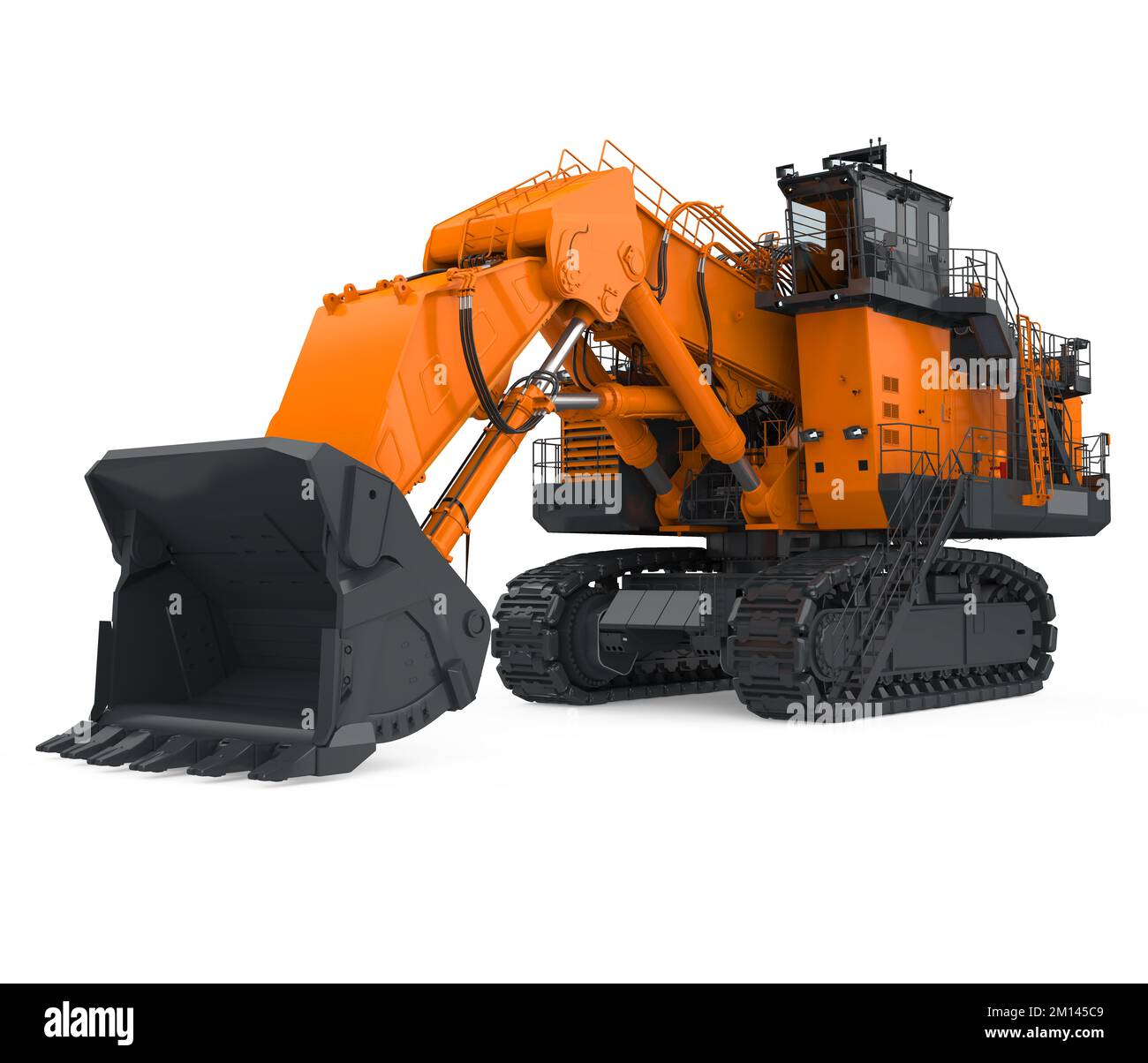 Excavator isolated Cut Out Stock Images & Pictures - Alamy