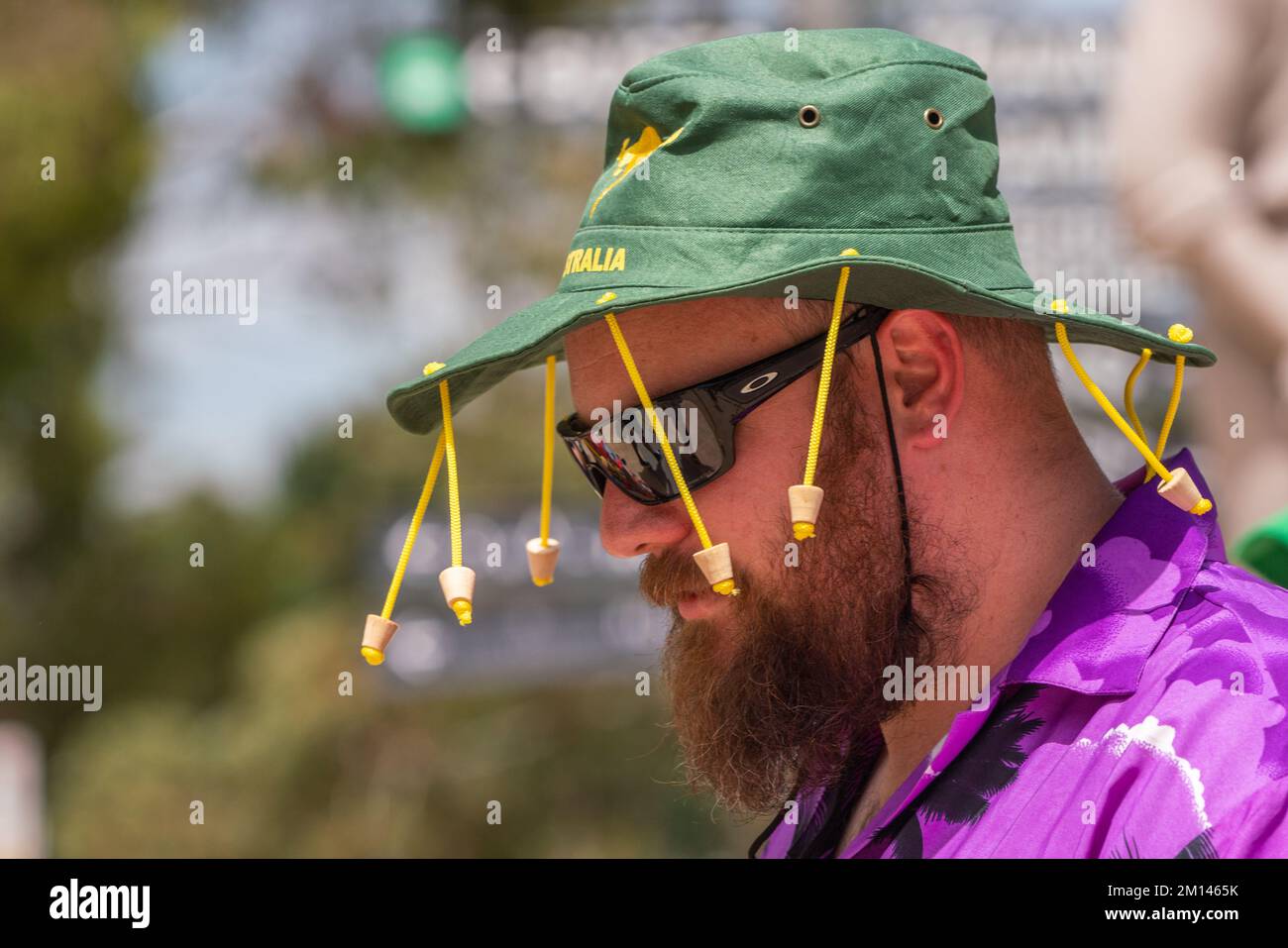 Australian cork hat hi-res stock photography and images - Alamy